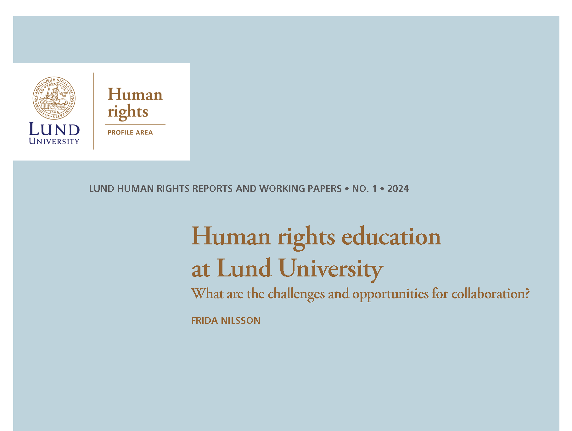 Launching Lund Human Rights Reports and Working Papers! – Human Rights ...